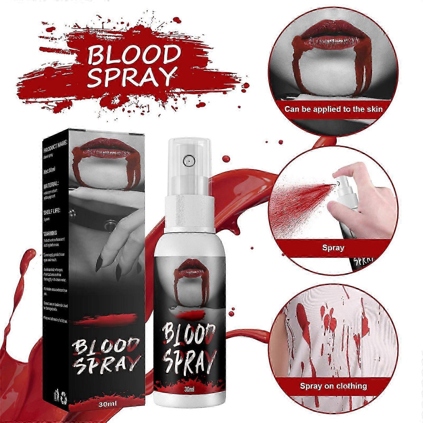 Halloween Blood Spray, Red Liquid Plasma Fake Blood Cosplay Film ...