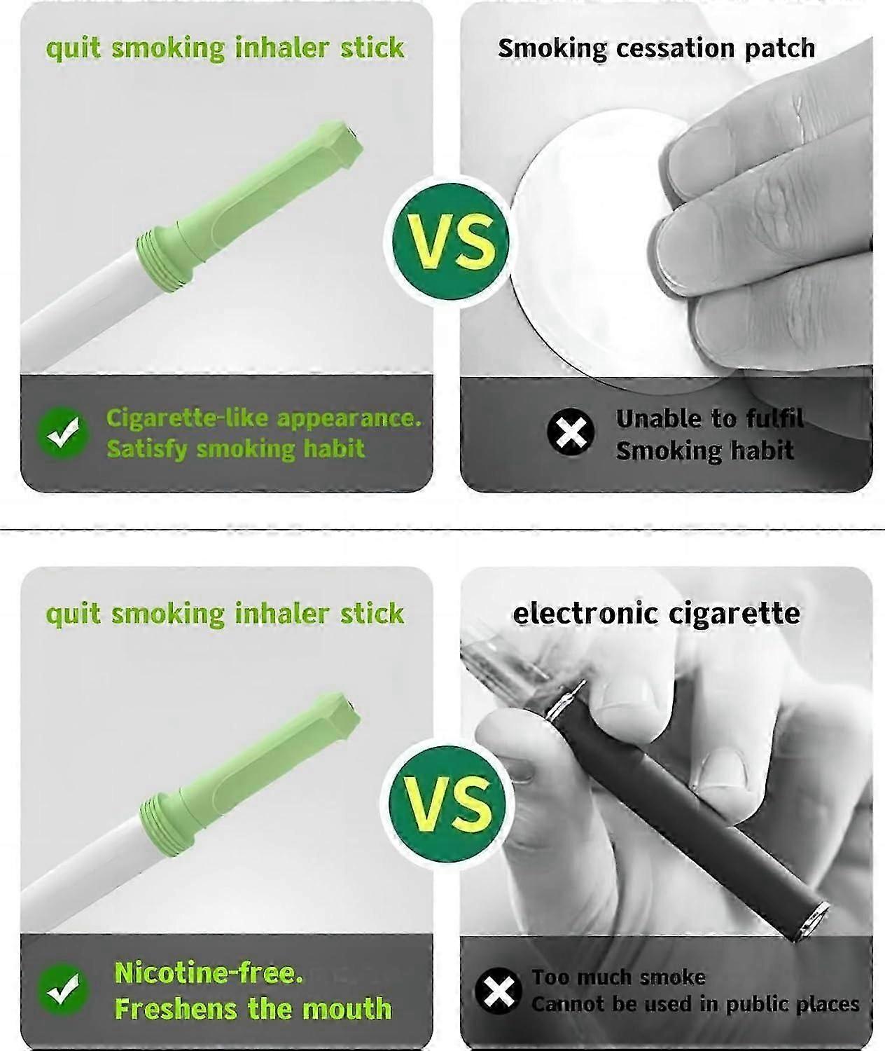 6/12pcs Quit Smoking Air Inhaler, Stop Smoking Behavioral Support Quit ...