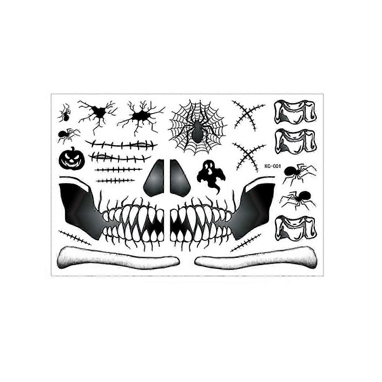 2025 Halloween Blanket Halloween Stickers Simulation Horror Bleeding ...