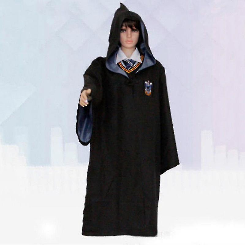 Harry Potter Magical Robe Wizard Cosplay School Uniform Hooded Cloak ...