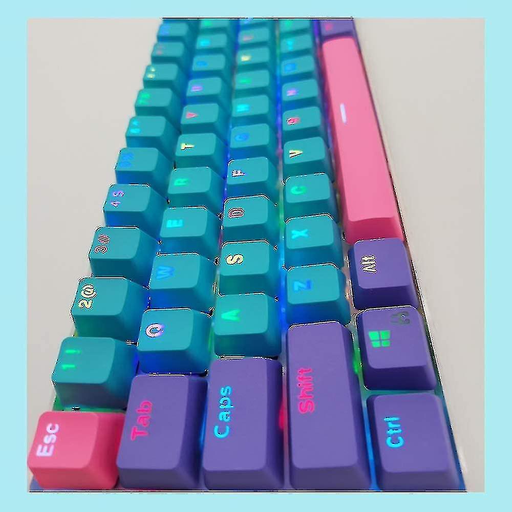 61 PBT Keycaps 60 Percent, Ducky One 2 Mini Keycaps OEM Profile( Color ...