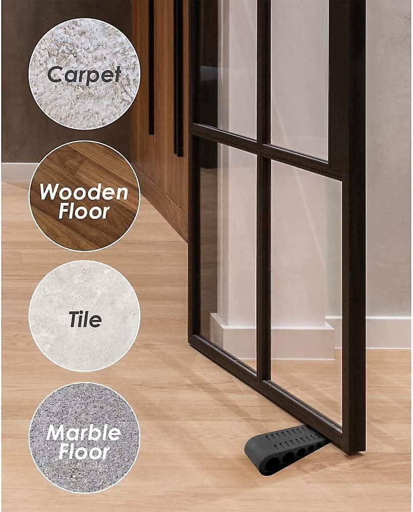 Set of 4 Door Stops, Non-Slip Door Stopper, Door Stoppers, Door Wedging ...
