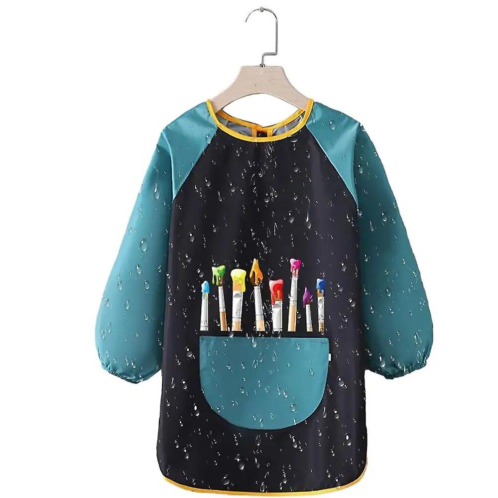 Kids Art Smock Cartoon Smock With Long Sleeve And Roomy Pocket Arts ...