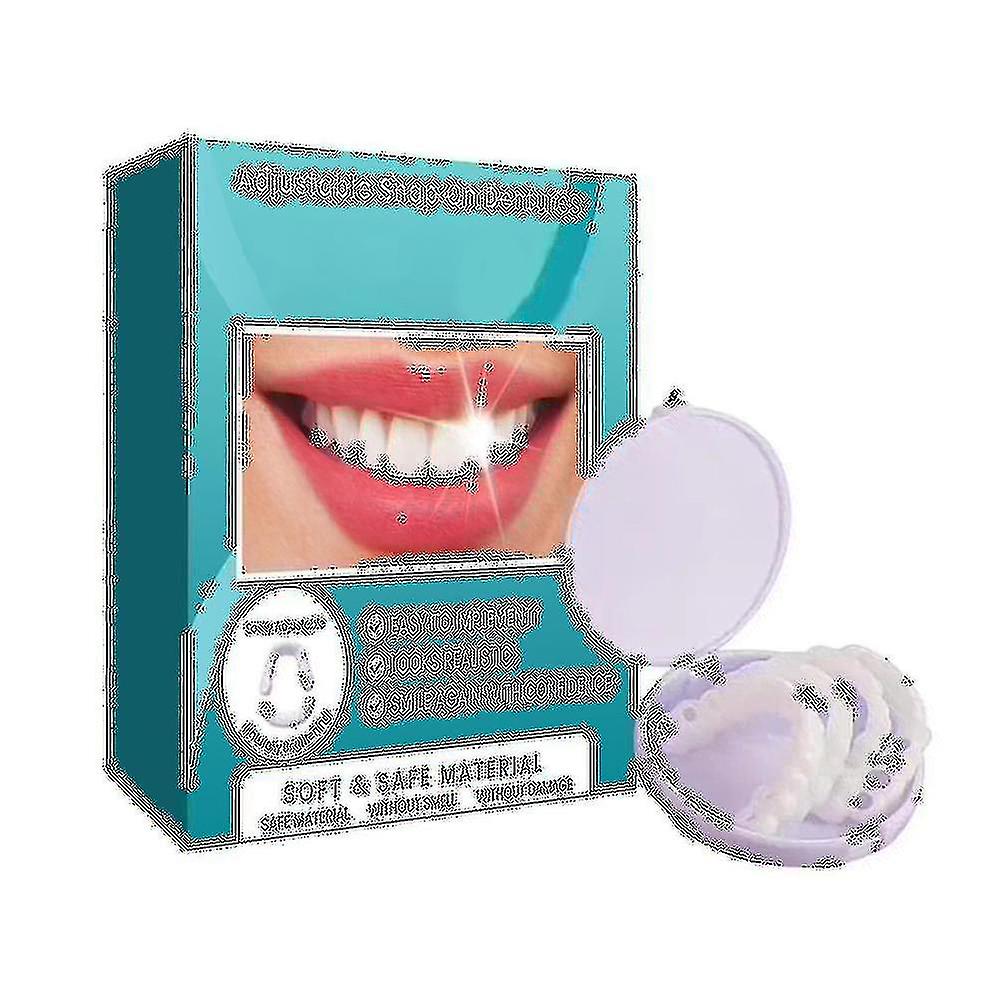 Adjustable Snap-on Dentures, Veneers Denture Braces Plus Denture Cases ...