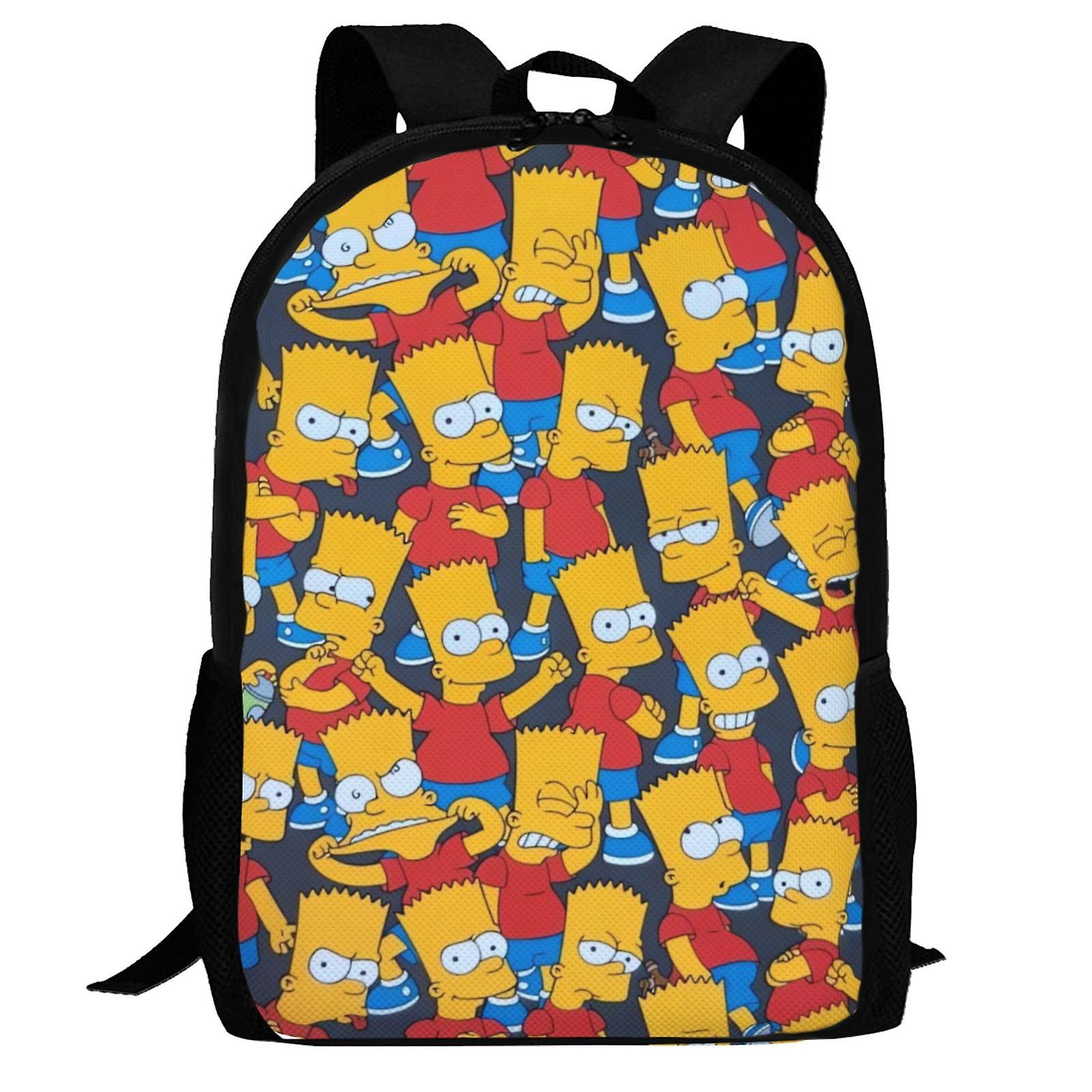 The Simpsons Backpack,3d Print Laptop Backpack Lightweight Casual ...