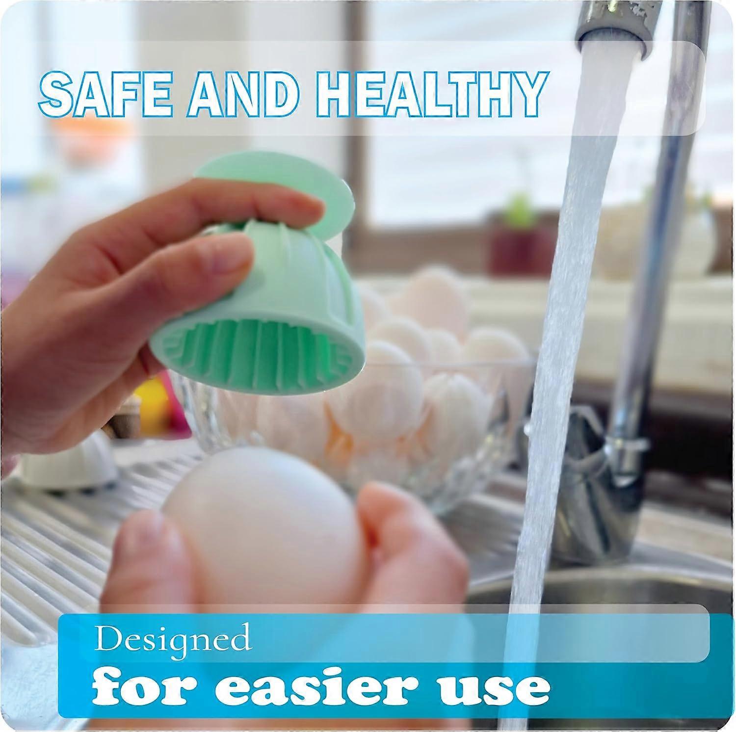 Egg Cleaner for Fresh Eggs (Green), Egg wash Brush, Egg Washer for ...