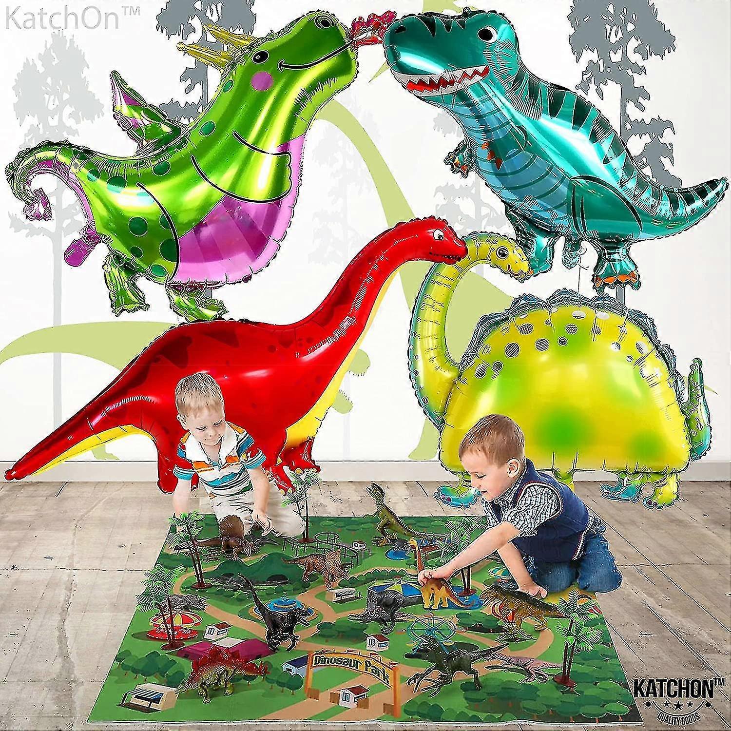 Big, Dinosaur Balloons For Birthday Party - 51 Inch| Dinosaur Birthday ...