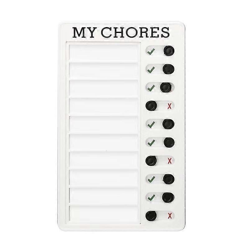 1pc Chore Chart Memo Checklist Board Daily to Do List Planner DIY Schedule Pad for Kids Adults ...