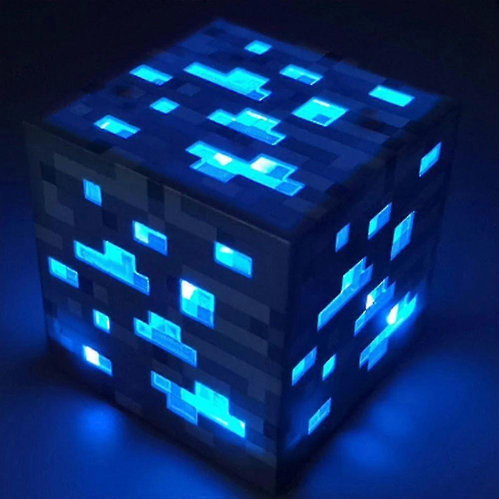 Minecraft Game Miners Night Light Toy Rechargeable Flashlight Square ...