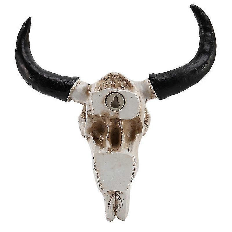 Resin Longhorn Cow Skull Head Wall Hanging Decor 3d Animal Wildlife ...