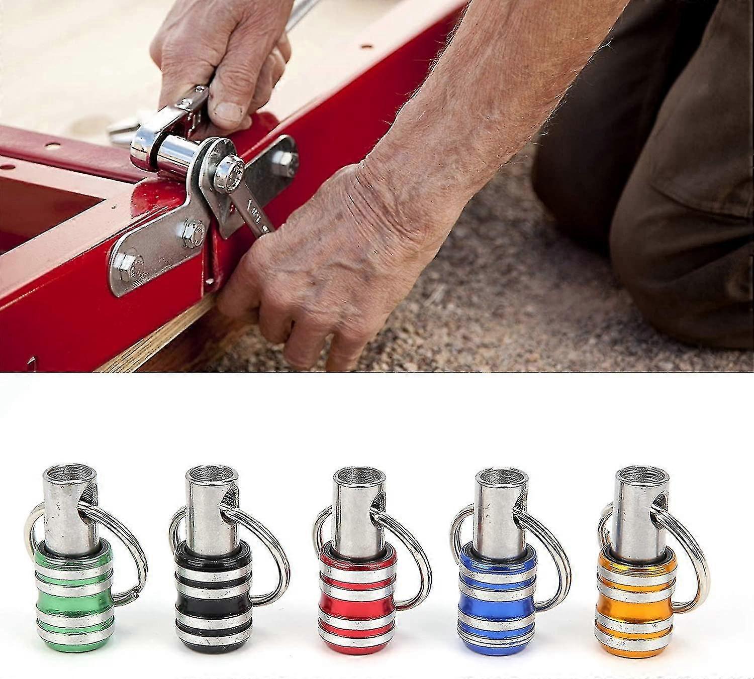 5 Screwdriver Bit Holders Key Rings Aluminum Alloy Screwdriver Bit ...