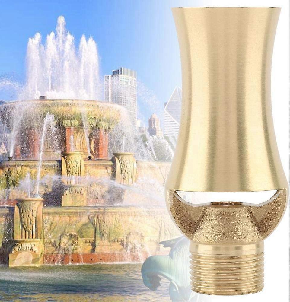 Brass Ice Tower Pond Waterfall Cedar Water Fountain Spray Nozzle ...