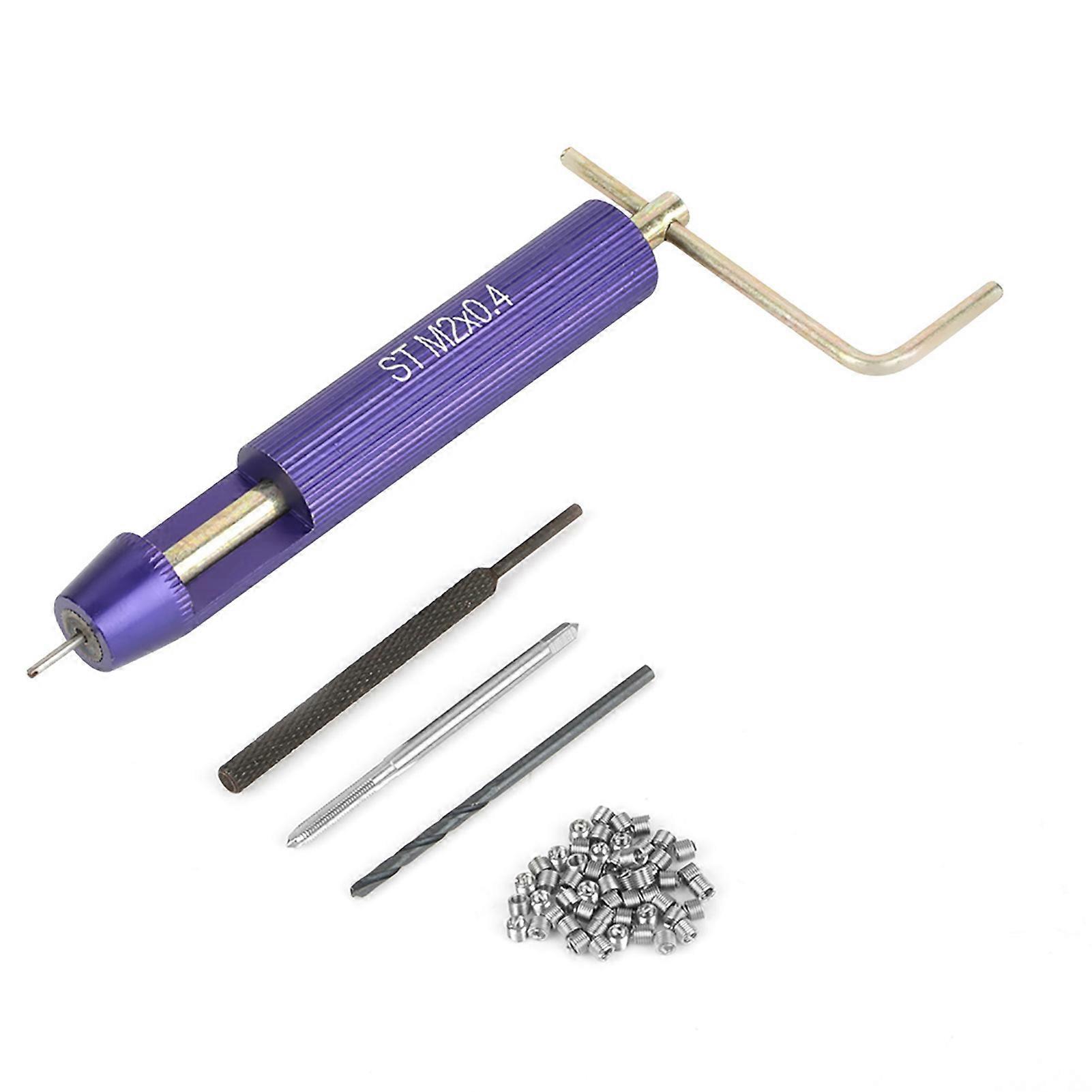 50pcs Stainless Steel Coiled Wire Helical Screw Thread Inserts M2 x 2D ...