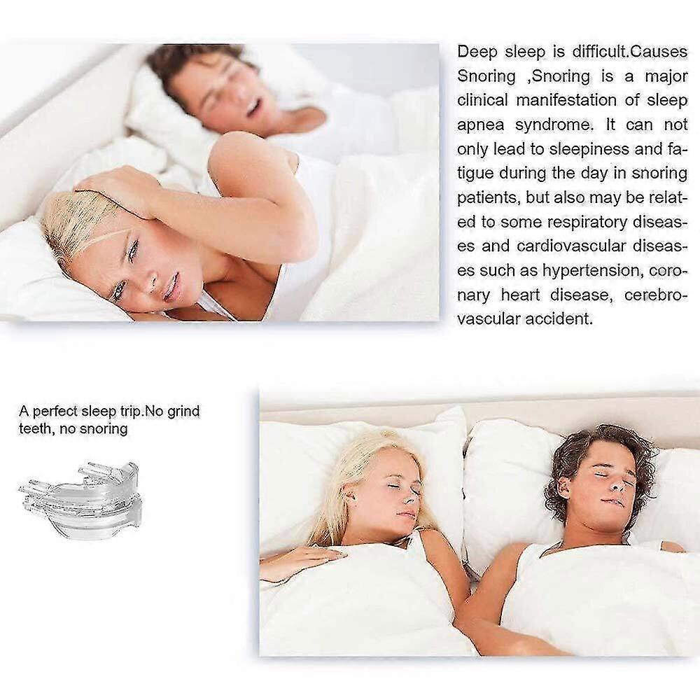 Snore Guard - Anti-snoring Mandibular Mouthpiece Device Sleep Apnoea ...
