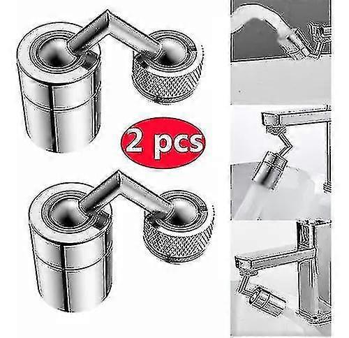 2pcs Universal Splash Filter Faucet,720 Rotatable Faucet Sprayer Head ...