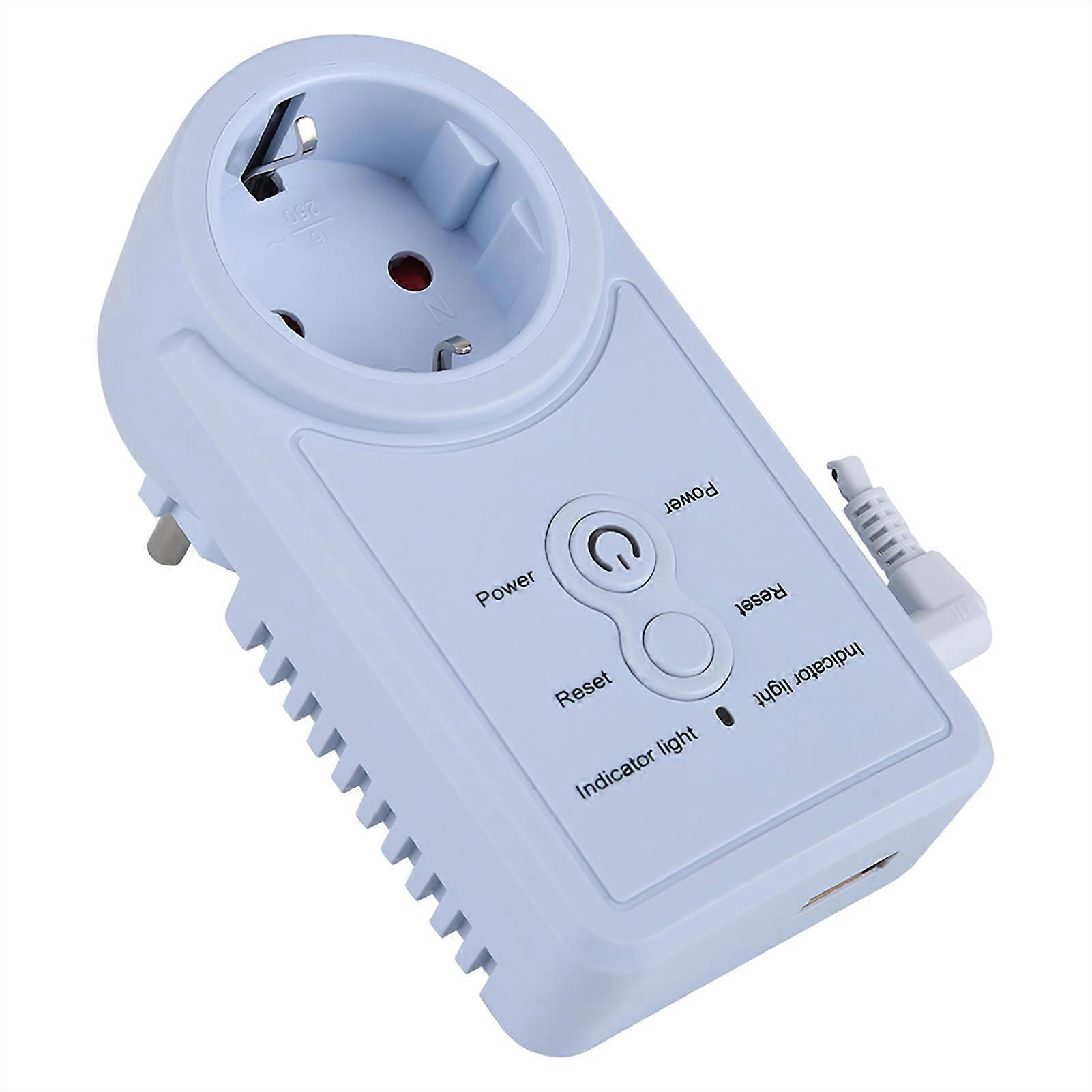 Smart GSM Power Outlet Plug Socket with Temperature Sensor SMS Command ...