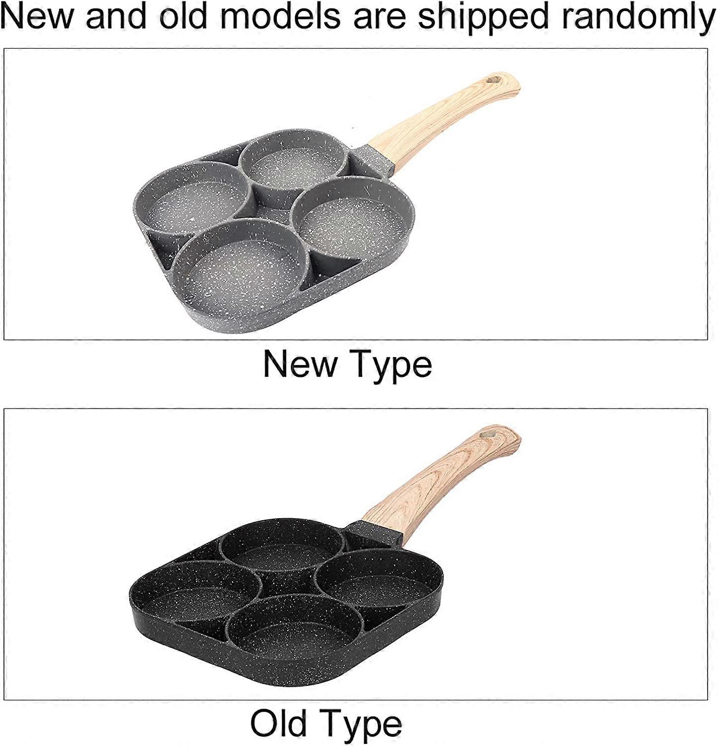 Nonstick 4-Cup Egg Cooker Pan, Aluminum Pancake Pan Egg Cooking Pan ...