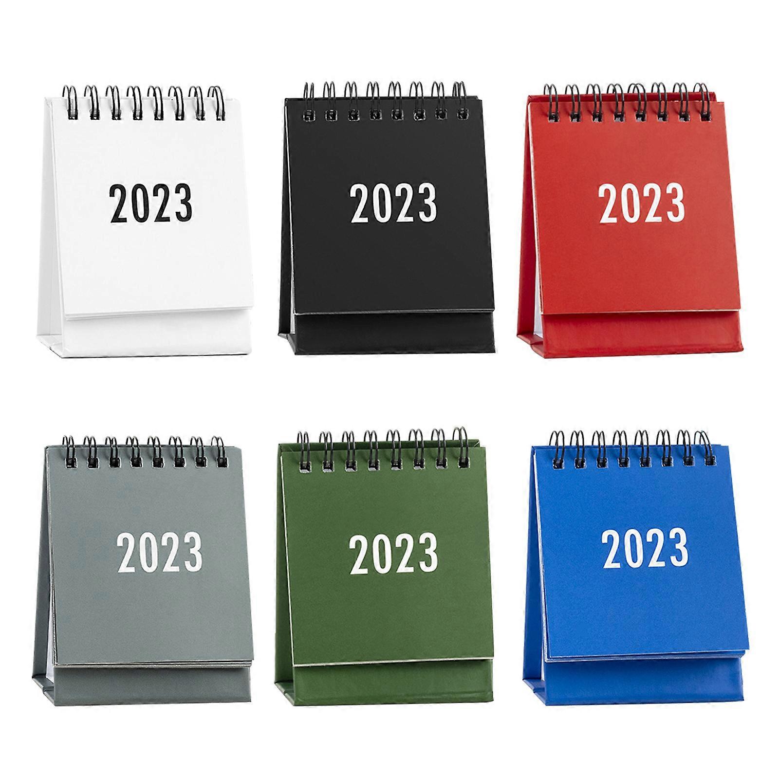 2023 Mini Desk Calendar - Aug 2022 to Dec 2023 Small Daily Schedule ...