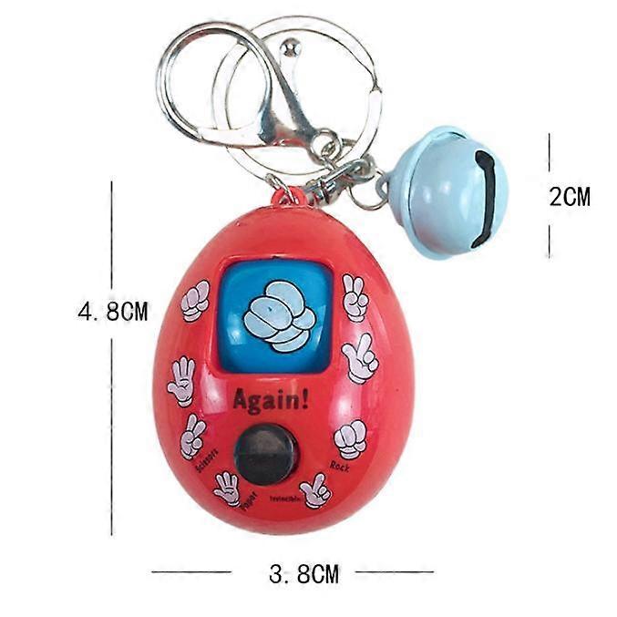 Rock-Paper-Scissors Guessing Boxing Duel Machine Keychain | Fruugo UK