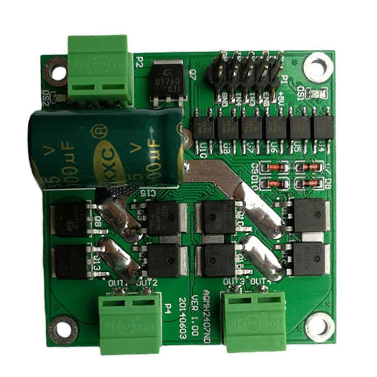 12V 24V Motor Drive Board H-Bridge Motor Speed Controller Module Forward Reverse Rotation Motor ...