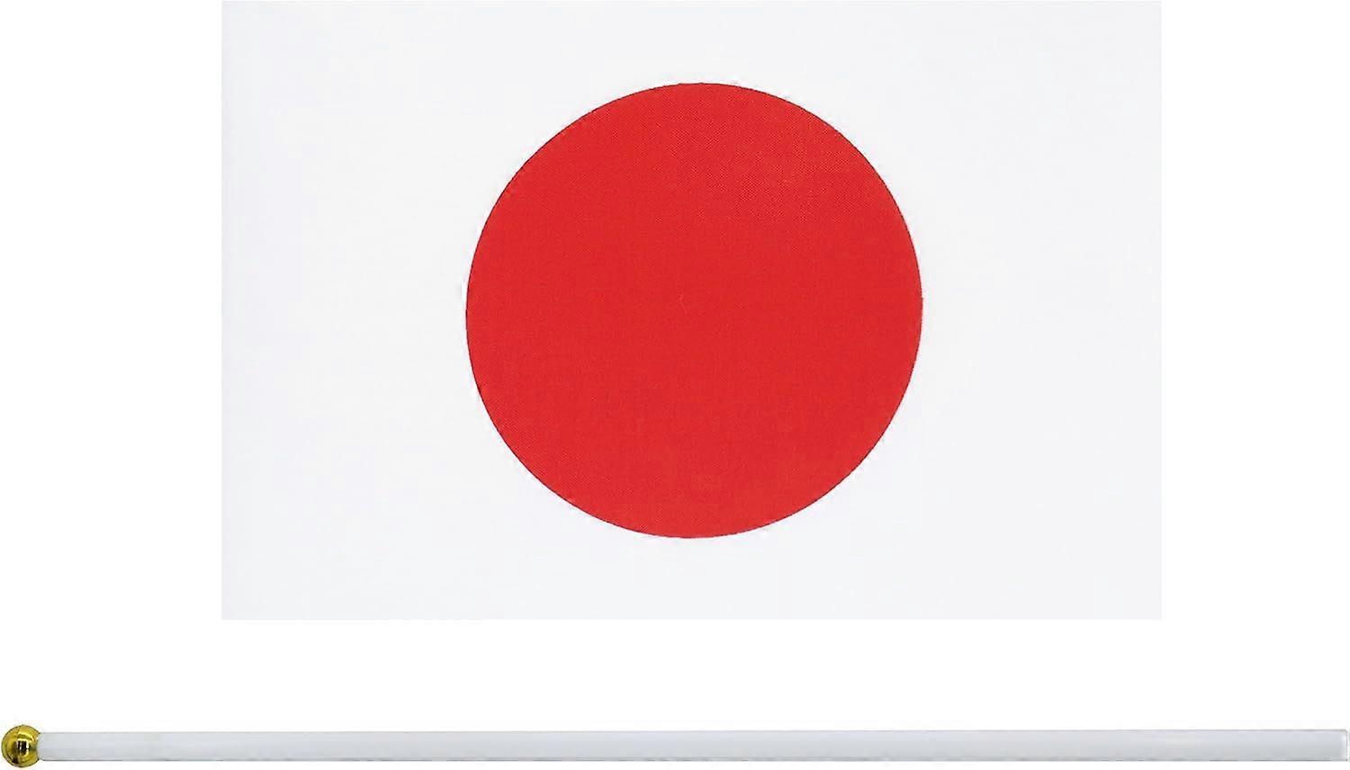 25 Pack Hand Held Small Mini Flag Japan Flag Japanese Flag Stick Flag ...