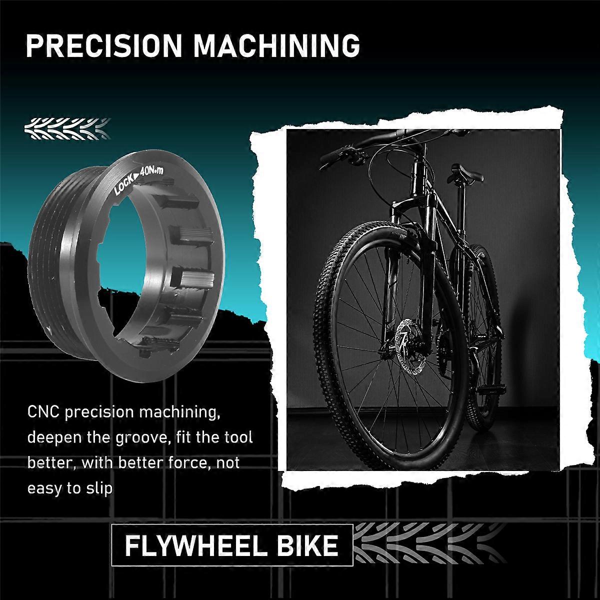 Bike Flywheel Cover 12Speed Cassette Lock Cap CNC Aluminum Alloy Locks Ring Road Bicycle for ...