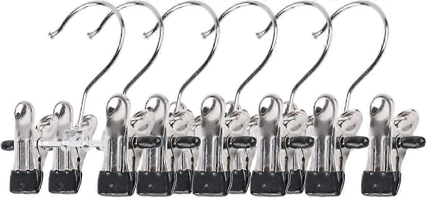 Double Adjustable Clips Boots Hangers,Space Saving Boots Socks Bags Hanging Clips Boot Holder ...