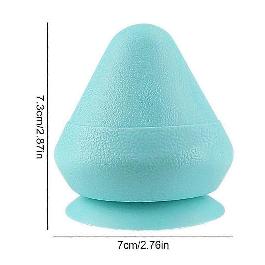 Blue Fascia Massage Ball, Cone Design for Plantar, Back, Shoulder Use ...