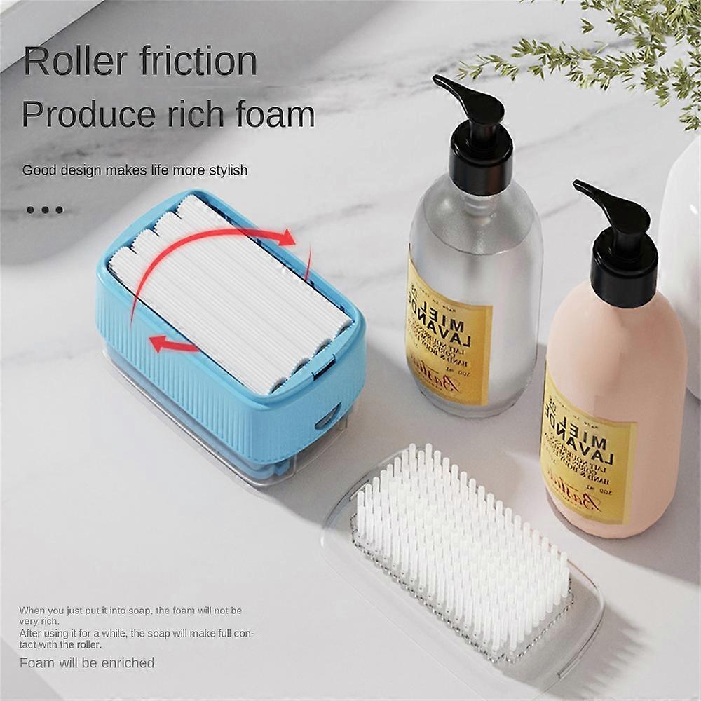 Foaming Soap Box with Roller Bubble Case for Laundry,Soap Storage ...