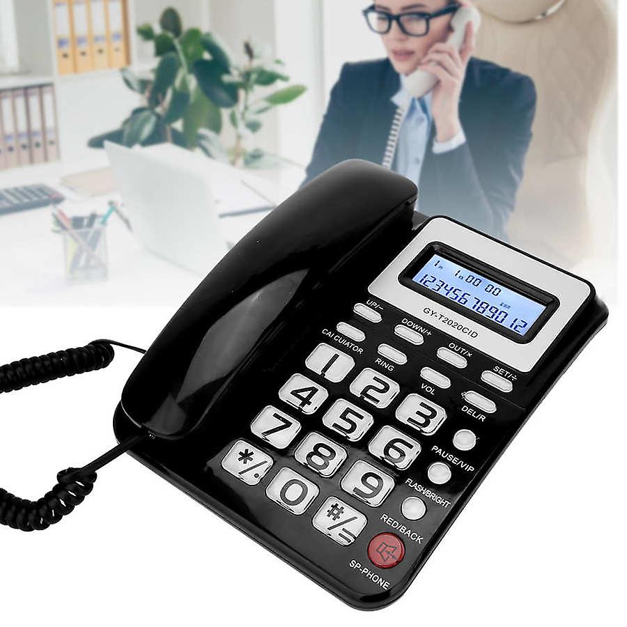 GY-T2020CID Wired Telephone with Speaker Voice Recorder Caller ID ...
