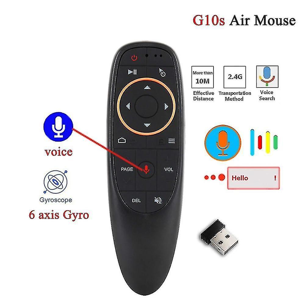 G10 G10s Voice Remote Control Bluetooth Air Remote Mouse 2.4g Wireless ...