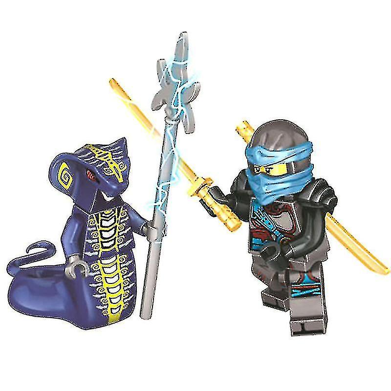 24 Pcs Set Ninjago Mini Figures Kai Jay Sensei Wu Master Building ...