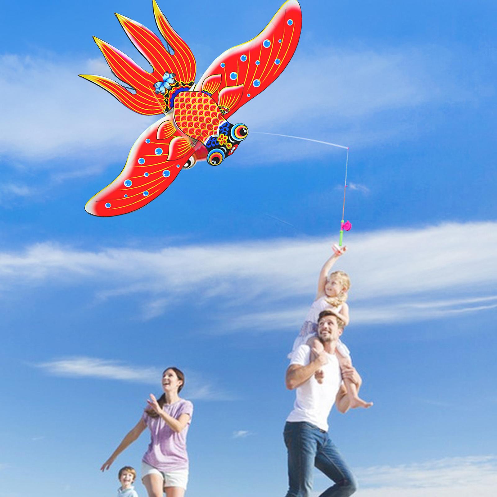 Fly Kite Game with Pole Realistic Improve Limbs Coordination Vivid ...