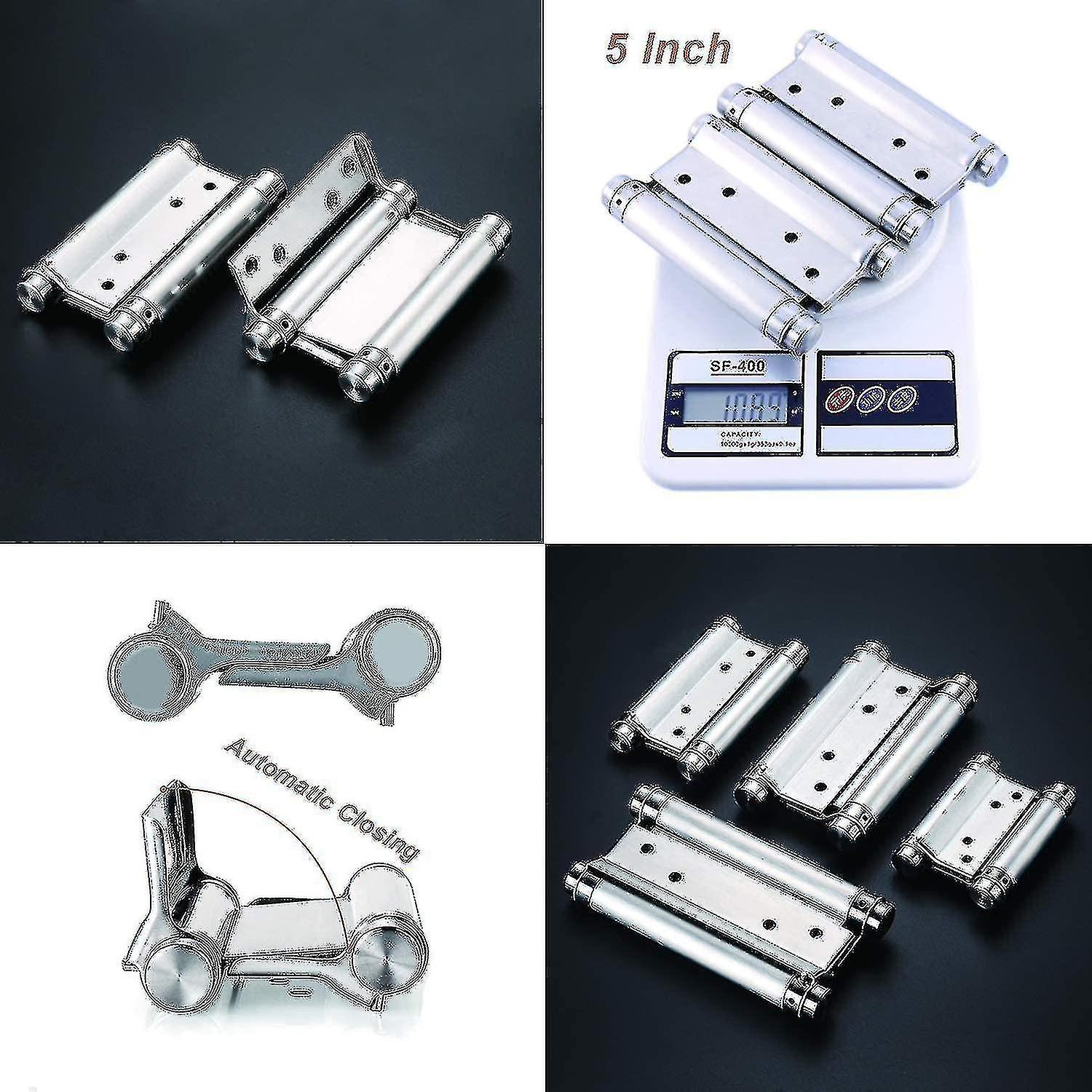 Strong Double Acting Stainless Steel Spring Hinges 3"self Loading For ...