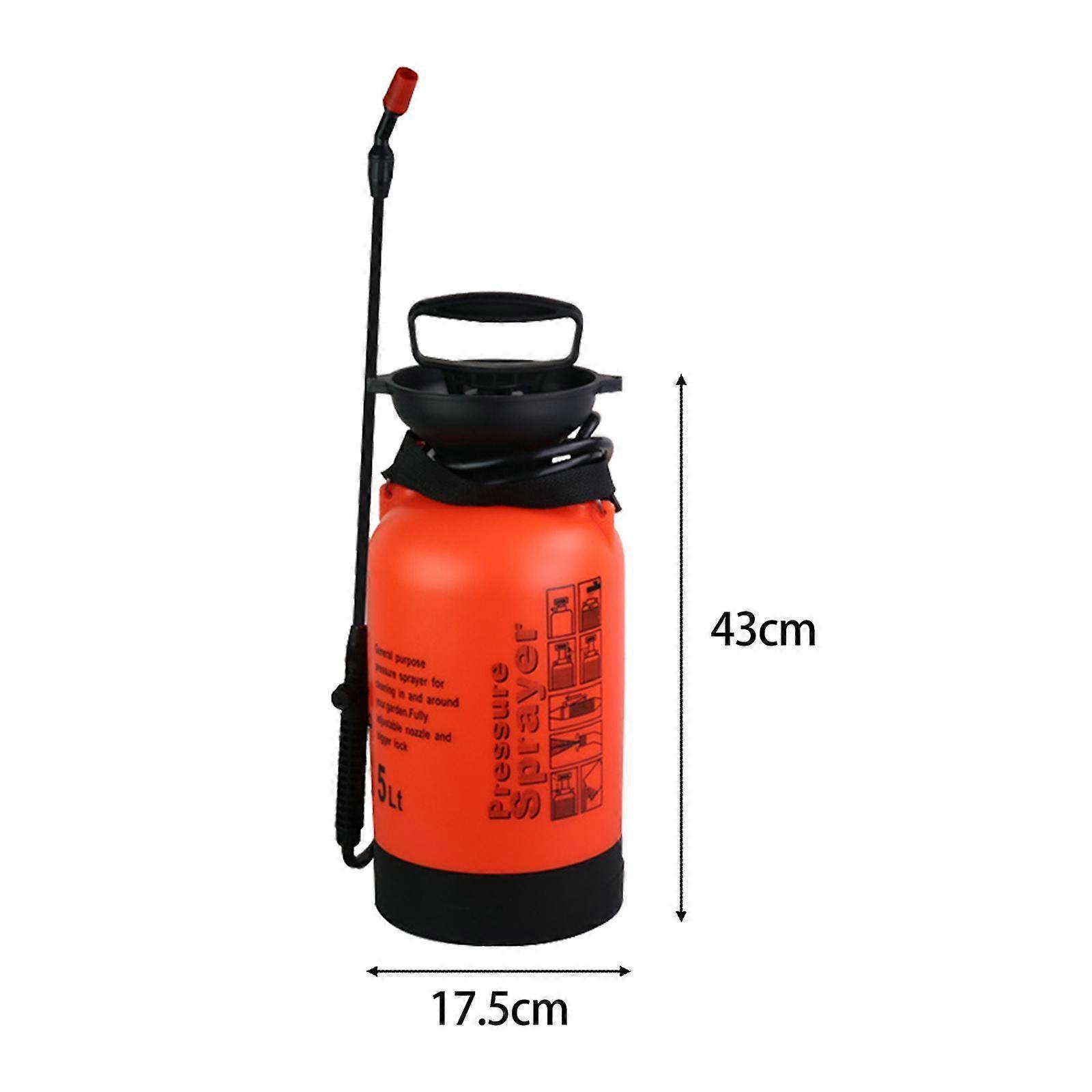 5L Manual Garden Sprayer Practical Pump Pressure Sprayer for Garden ...