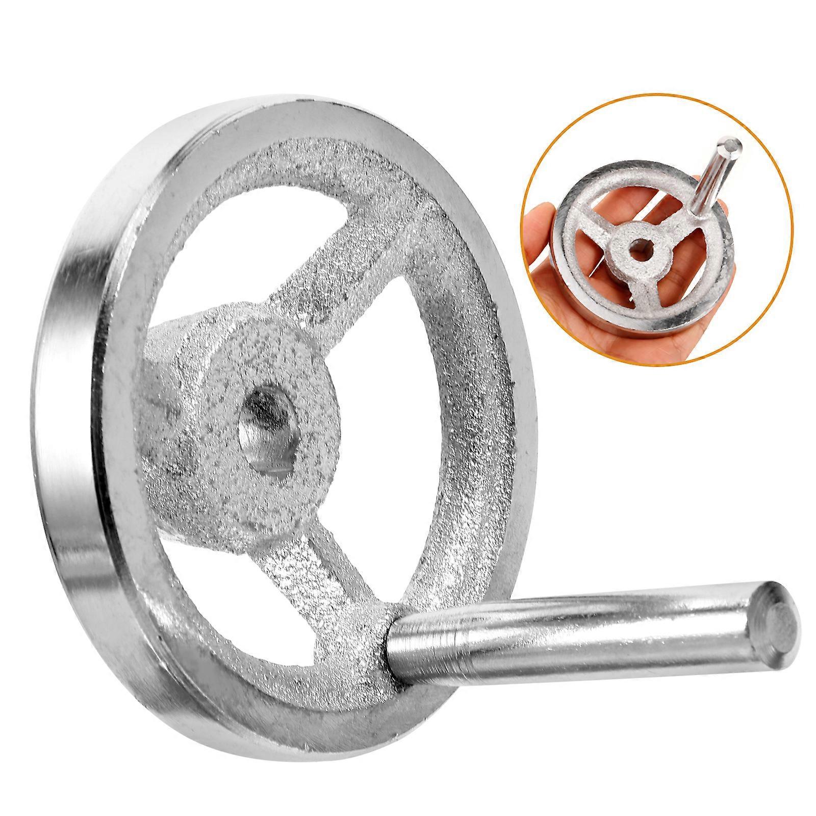 Crank Handle Lathe Hand Wheel Revolving Knob Carbon Steel Hand Round ...