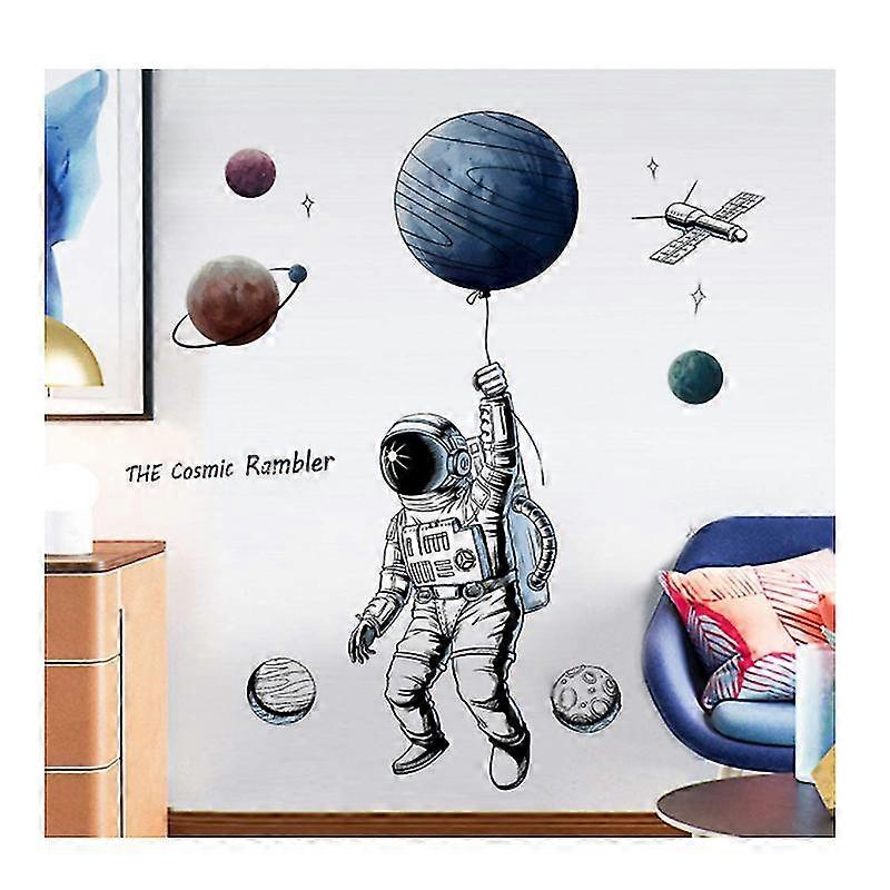 GYFDYM 3d Astronaut Wall Sticker As Wall Decoration For Bedroom Living ...