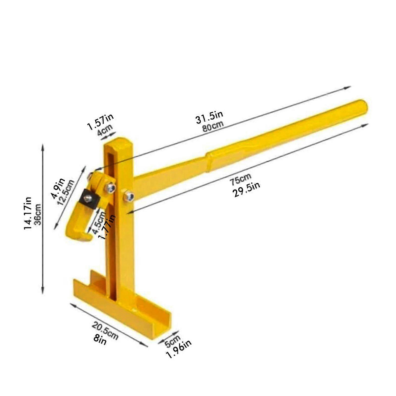 Fence Post Lifter Ustproof Coated Steel Universal Sturdy T Post Star ...