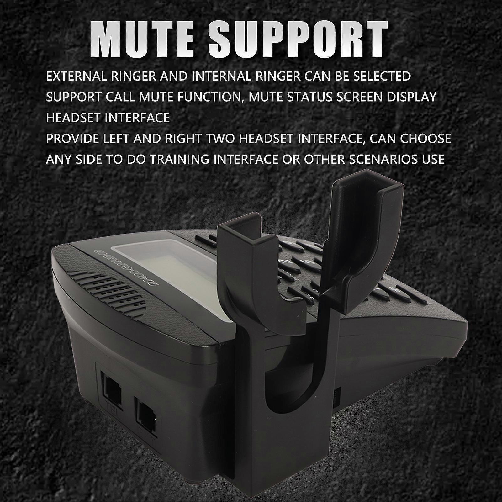 Call Center Dialpad Corded Telephone with Redial Caller ID Dialpad ...