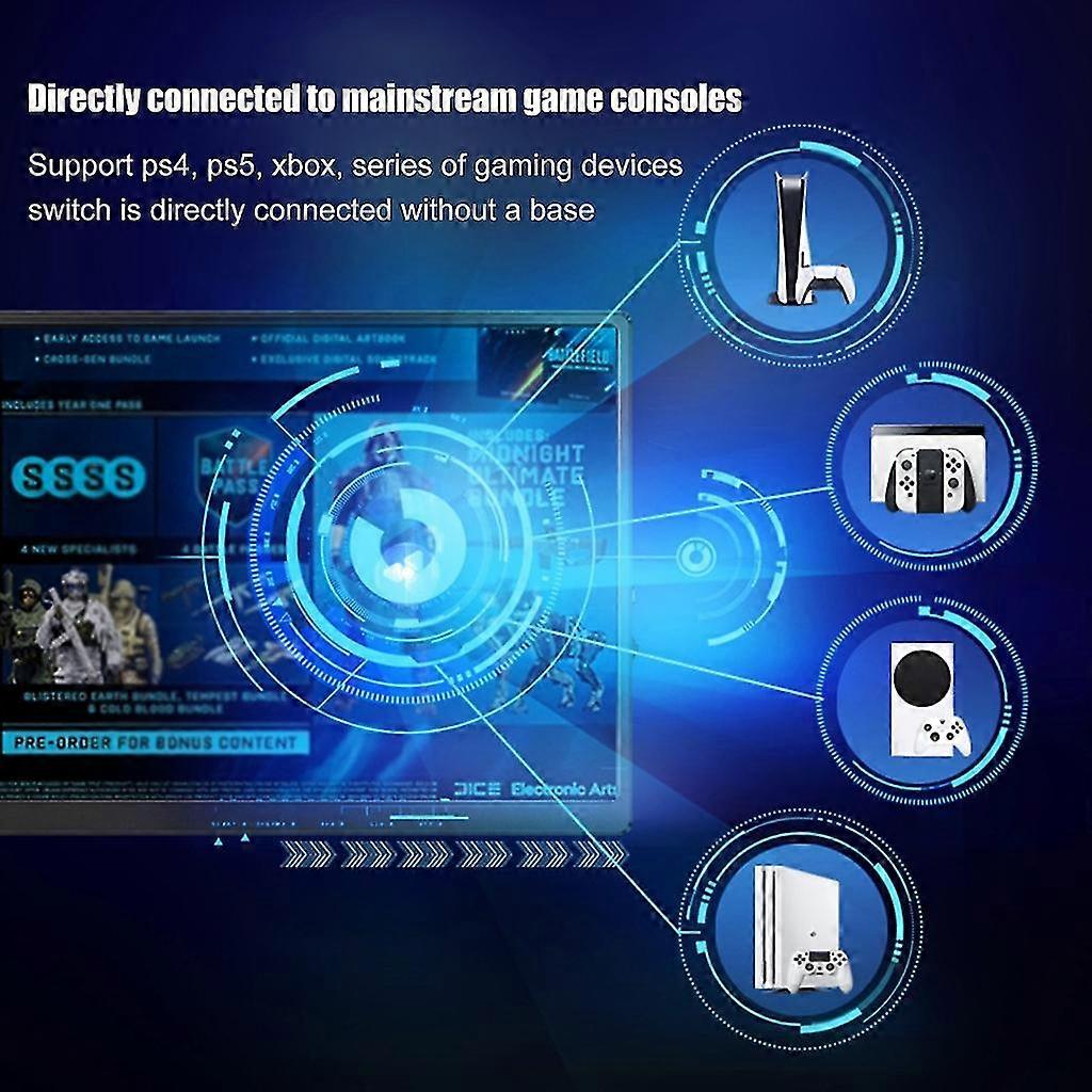 10.5 inch Portable Dual-screen Monitor for Laptop Mobile Phone ...