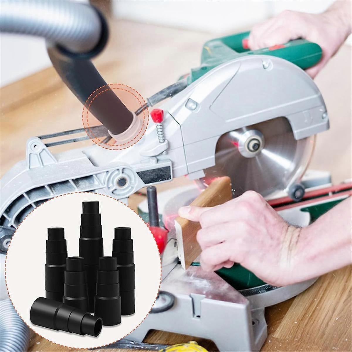 6 Pack Vacuum Cleaner Adapters 4 Layers Black, Hose Adapter Vacuum ...