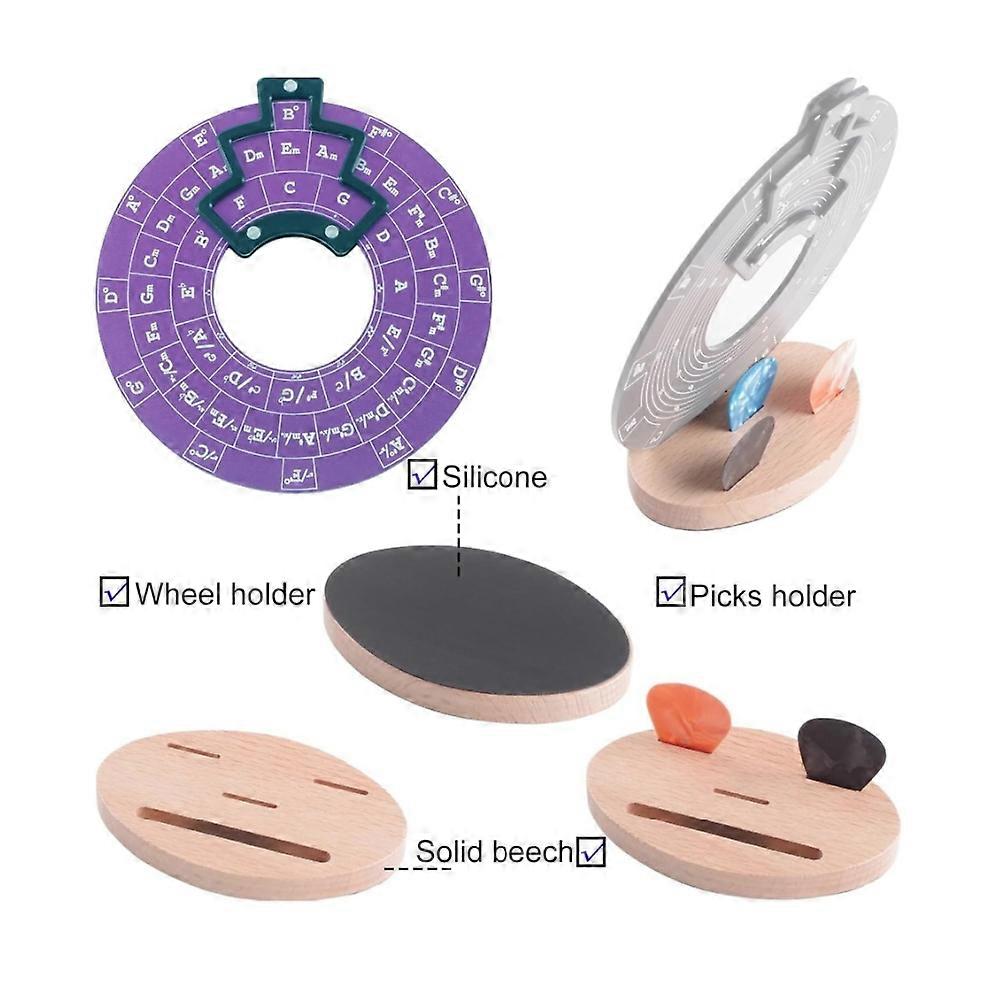 Circle of Fifths Wheel Metal Aluminum Alloy Melody Chord Wheel with ...