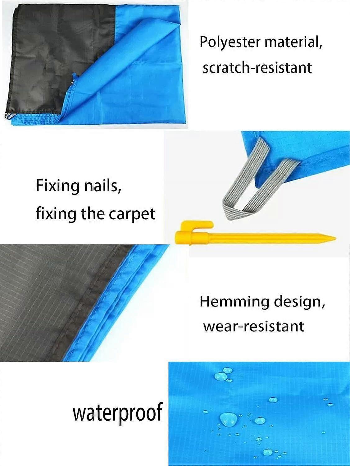 Beach Mat, Sand Proof Beach Mat, 210 * 200cm Portable Waterproof ...