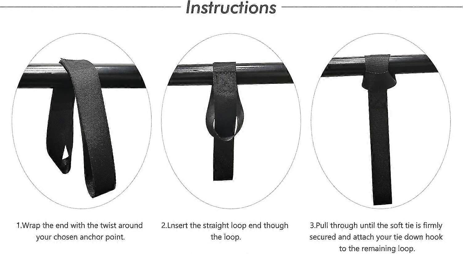 Lashing Loops Pack Of 12 Loops Tension Straps Heavy Duty 500 Kg ...