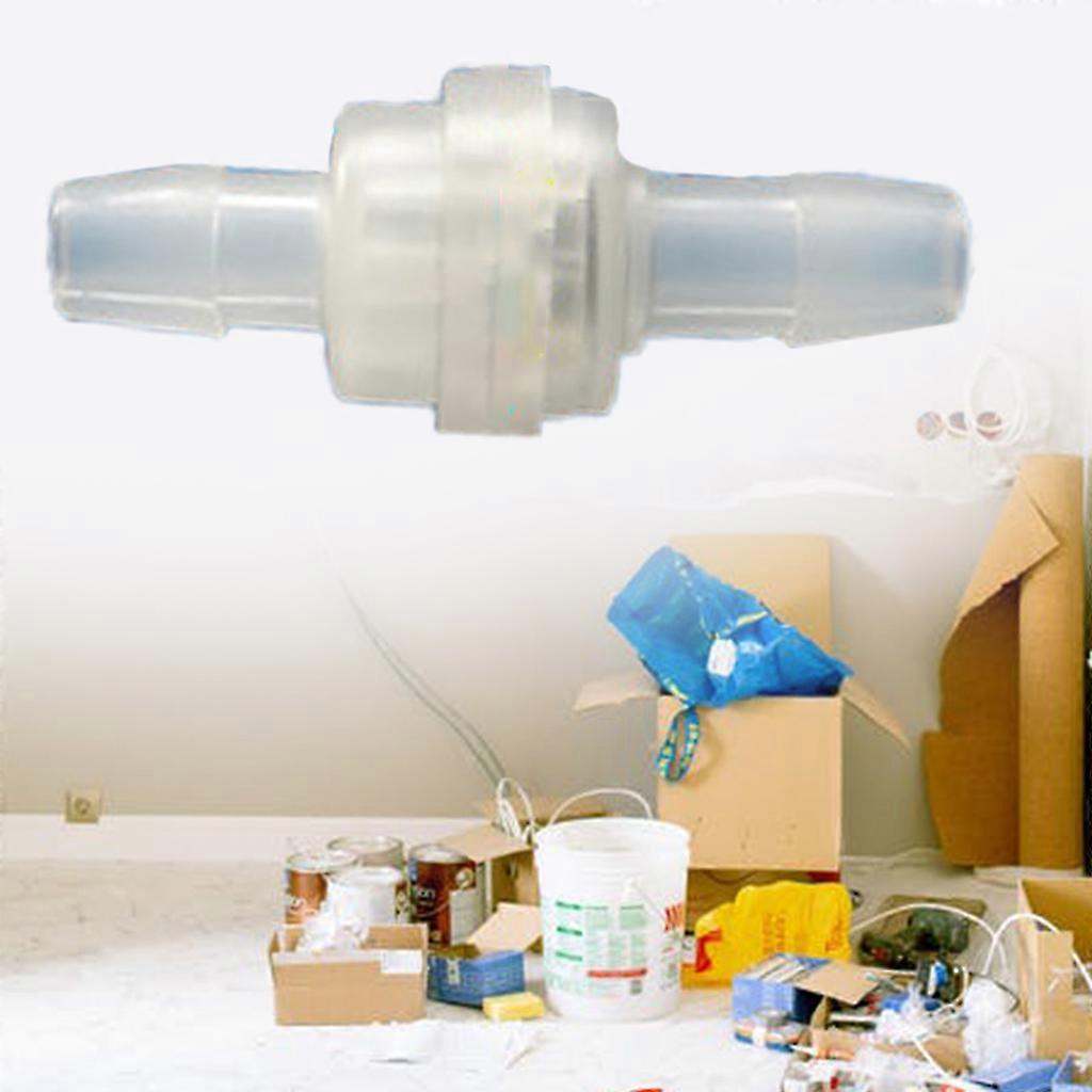 Plastic One Way Inline Check Val ve Non Return Fit for Fuel Die sel Gas ...
