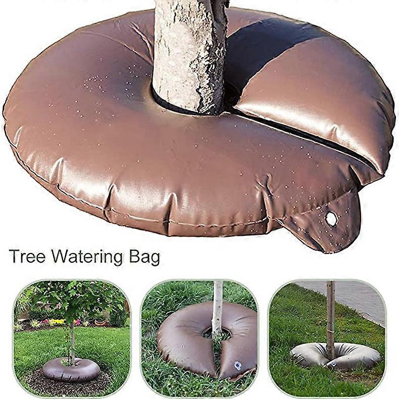 Tree Watering Bag 15 Gallon Tree Collar Ring Durable PVC Drip ...