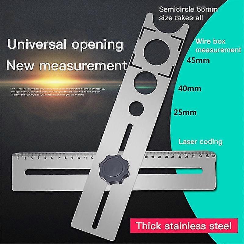 Stainless Steel Ceramic Tile Hole Locator Wall Floor Tile Drill Bit ...