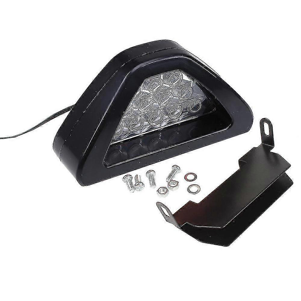 Universal Brake Signal Lamp F1 Style Triangle Sporty 12led Rear Fog ...