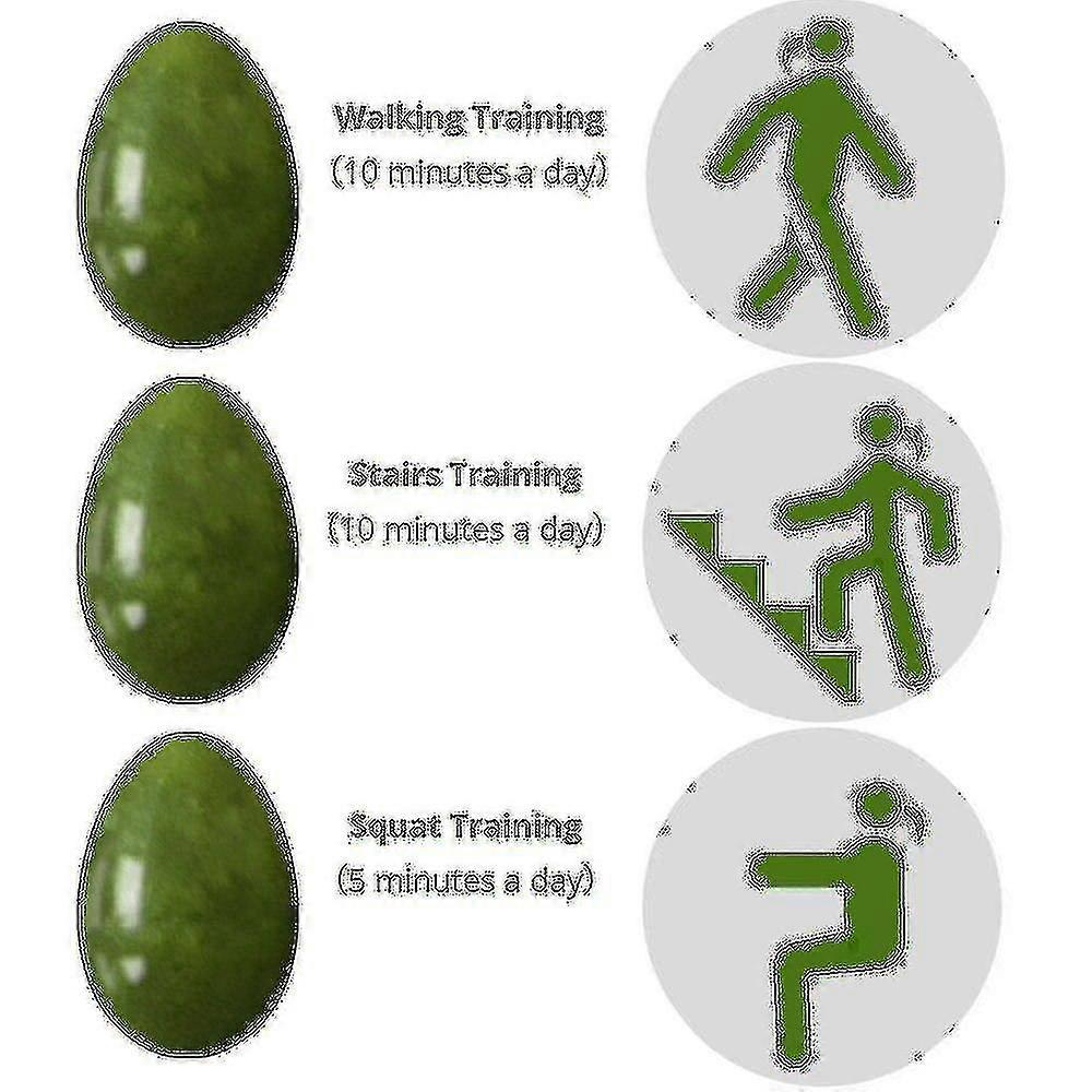 Natural Jade Egg Kegel Women Pelvic Floor Muscle Kegel Exercise(whole ...