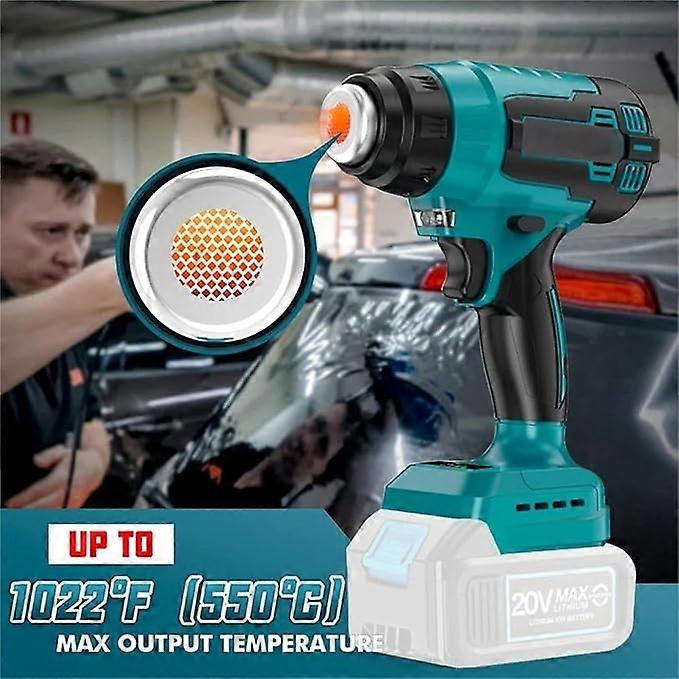 Cordless Heat Gun, Heat Gun for Makita 18 V Battery, with Reducer, Wide ...